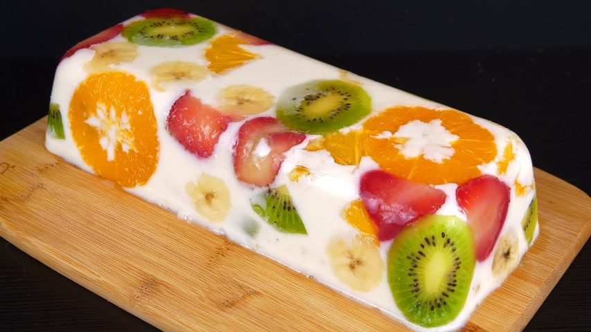No-bake fruit log: the recipe for a delicious dessert to try