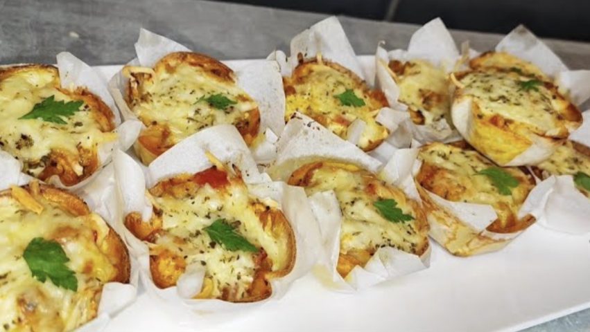 Chicken savory tarts: the quick and original recipe