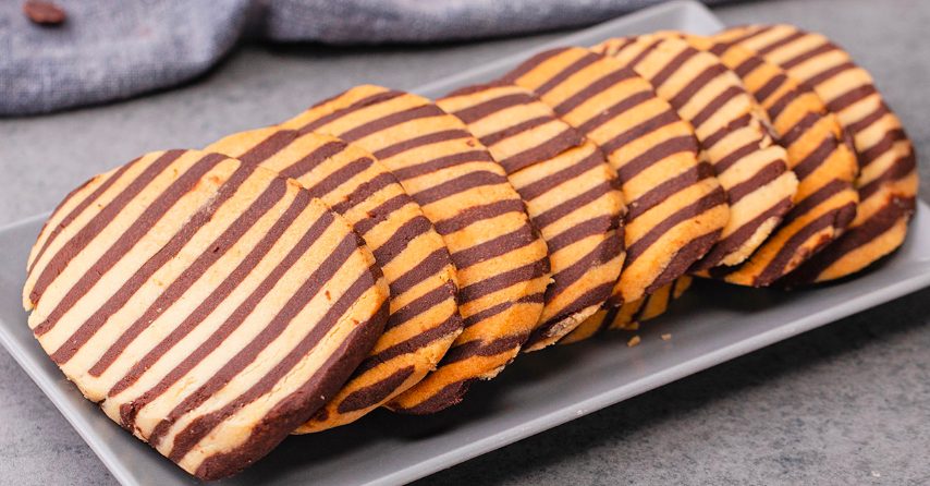 Zebra cookies: original, simple and quick to prepare!