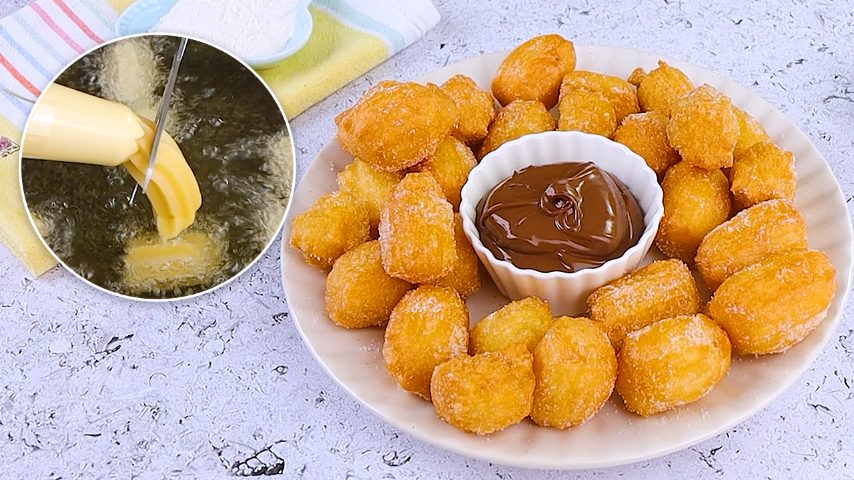 Small churros: easy and delicious bites to taste