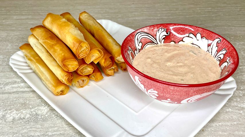 Salmon cigars: a quick and crunchy idea!