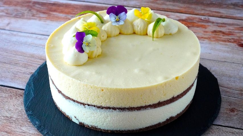 Passion fruit mousse cake: the recipe for a delicious and creamy dessert