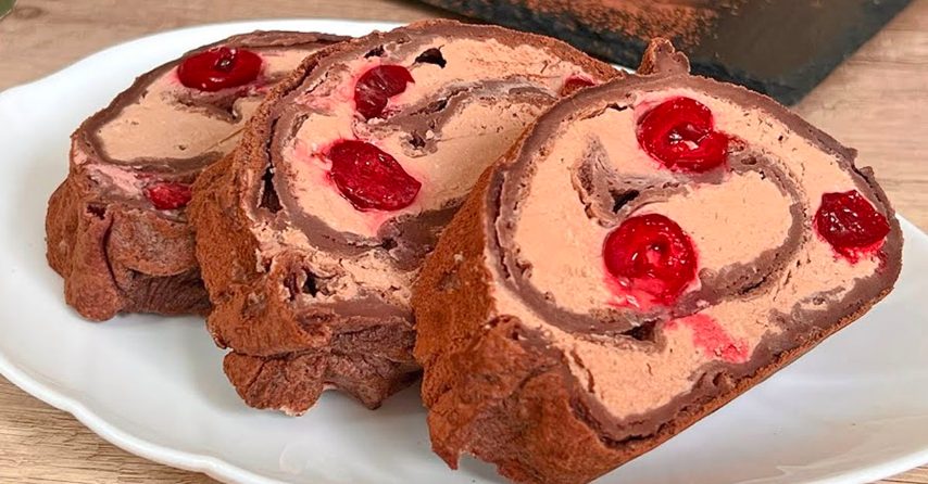 Cocoa roll: the recipe for an easy and delicious dessert