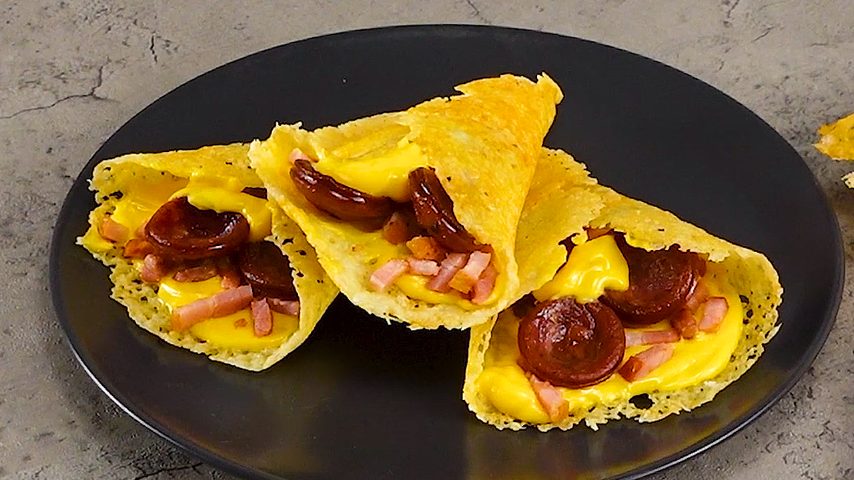 Cheese cones: for a quick and super delicious dinner!