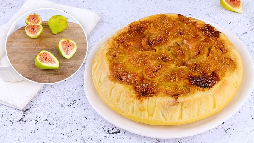 Caramelized fig upside down cake: a delicious and fluffy cake to try ...
