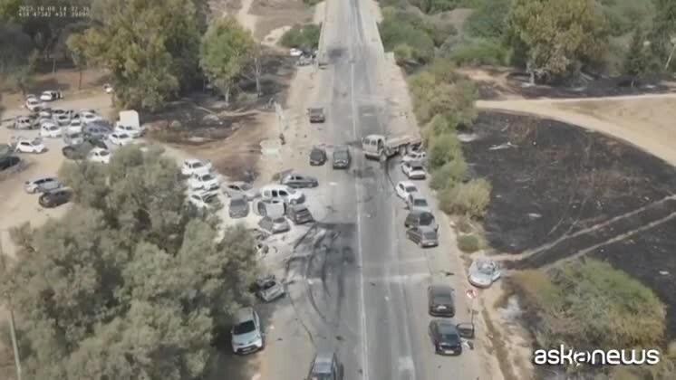 Quello che resta del rave nel deserto del Negev dopo l'attacco
