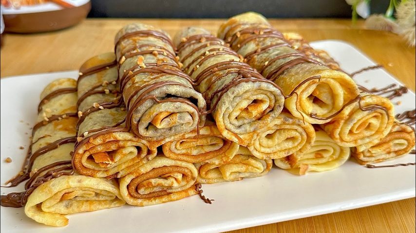 Crepes rolls: original and tasty way to prepare them