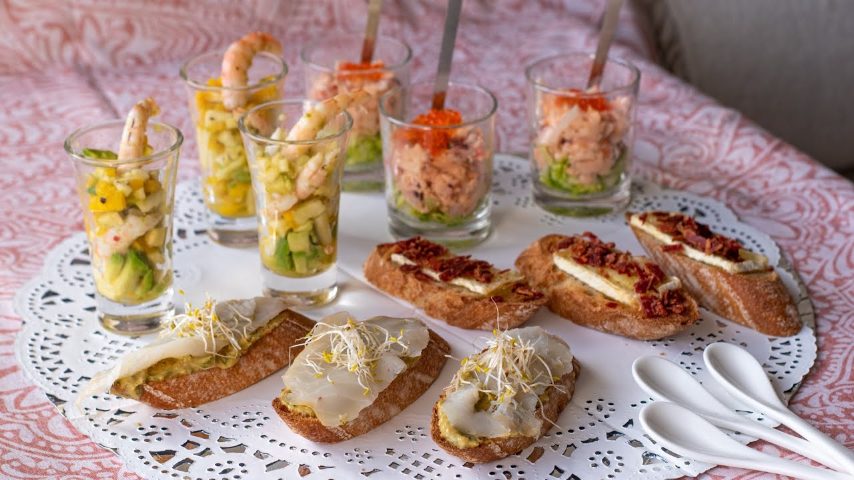 Assorted canapés: 4 simple, tasty and original ideas to try