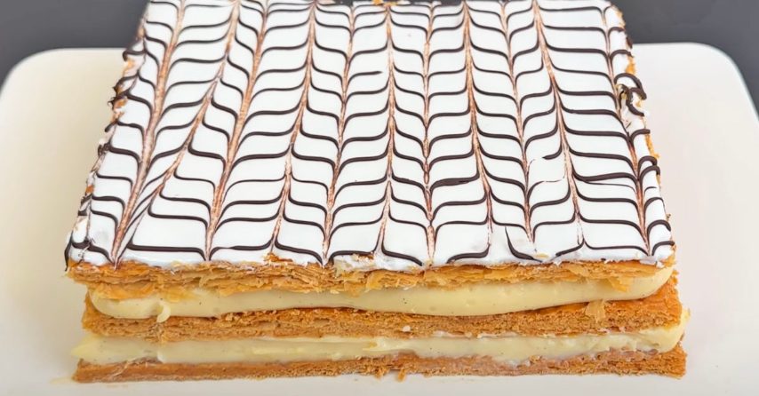 Mille-feuille cake: the creamy and delicious dessert you need to try