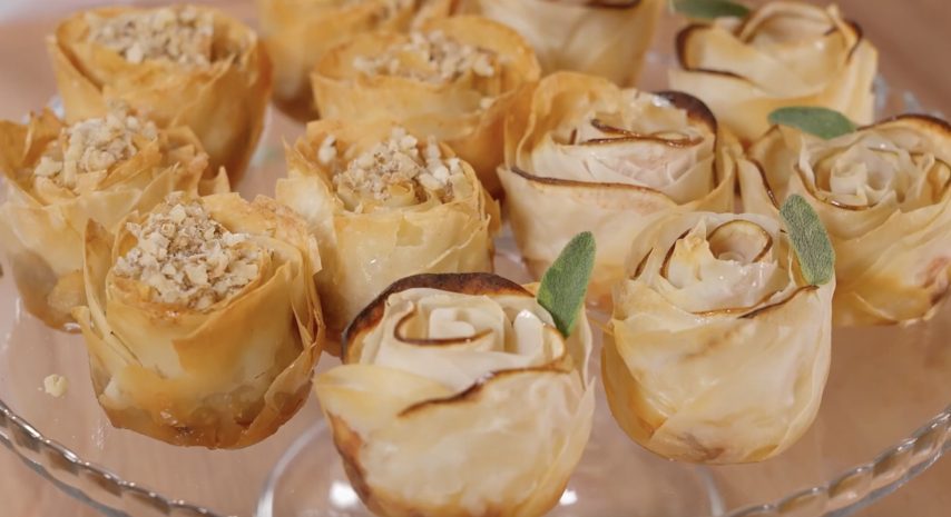 Phyllo dough roses: the tasty, beautiful and easy recipe