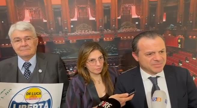 Europee, Cateno De Luca lancia "Libertà" con Roberto Castelli