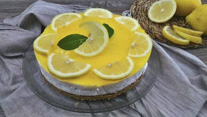 No bake lemon cake: the recipe for a delicious and fragrant dessert